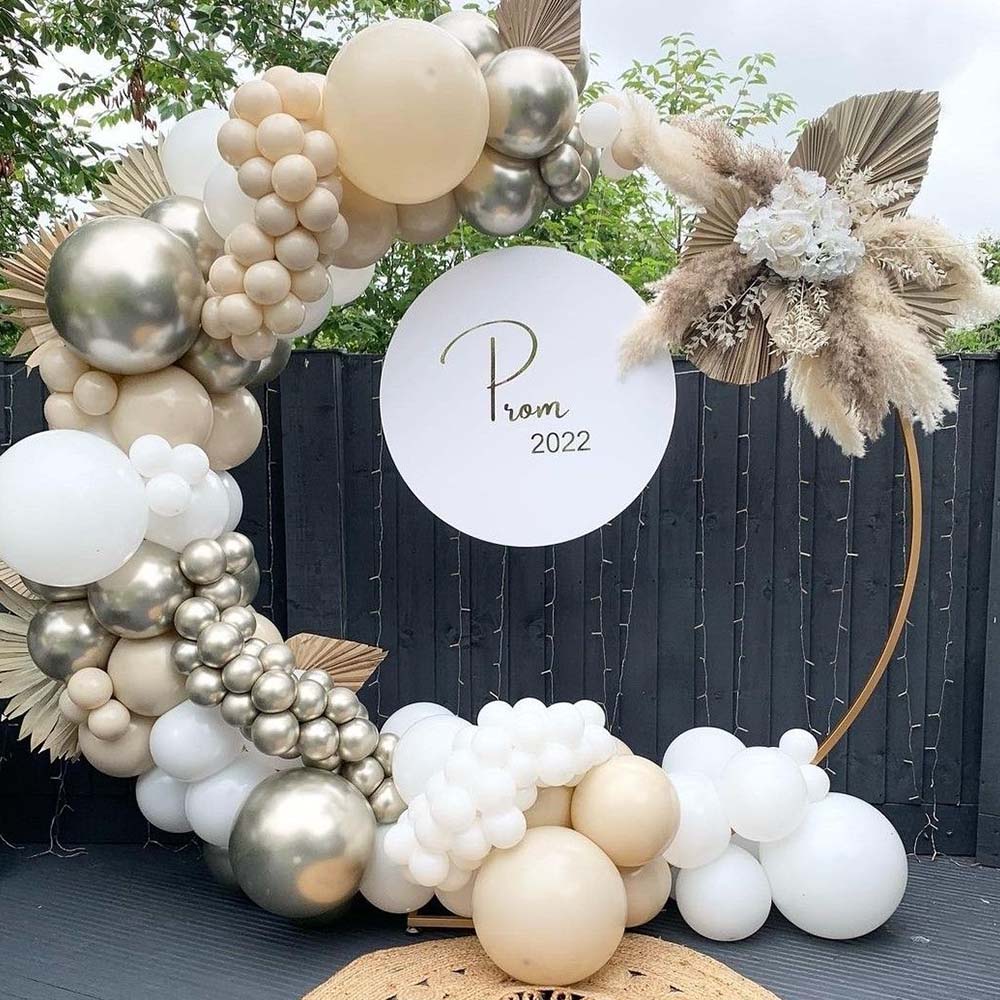 metal round wedding backdrop - ohoworknew